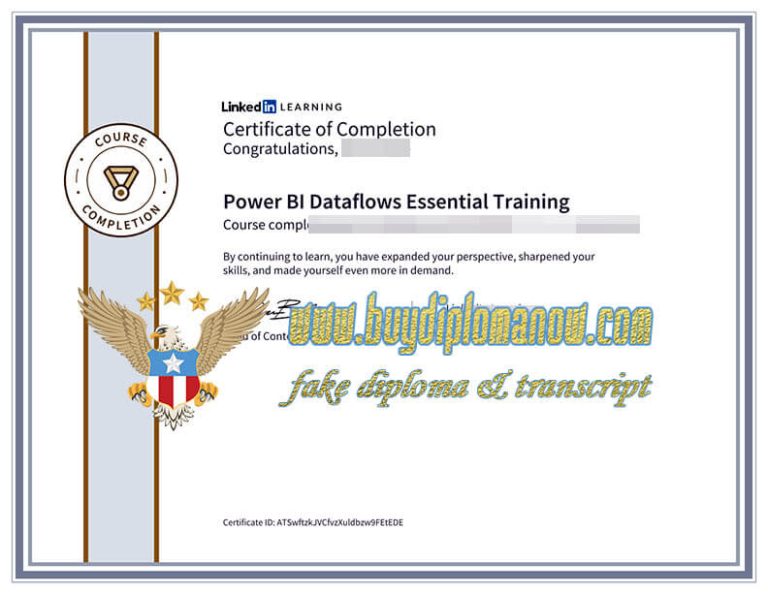 The most realistic fake Certificate of Completion